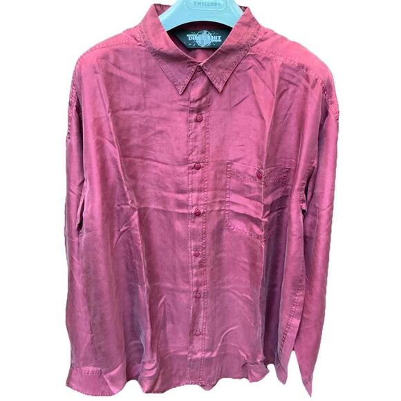 Shirts | Nwt Deadstock 9s Direct Hit Sandwashed Silk Mens Shirt Solid ...